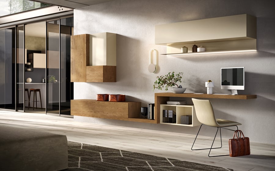 Come creare un angolo studio funzionale nel soggiorno