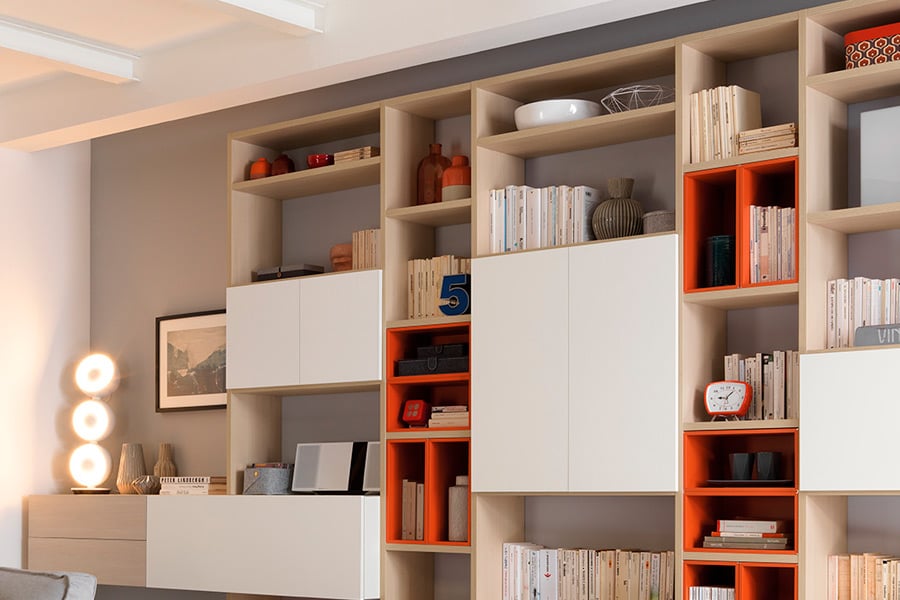 Librerie moderne e di design: 4 soluzioni Moretti Compact